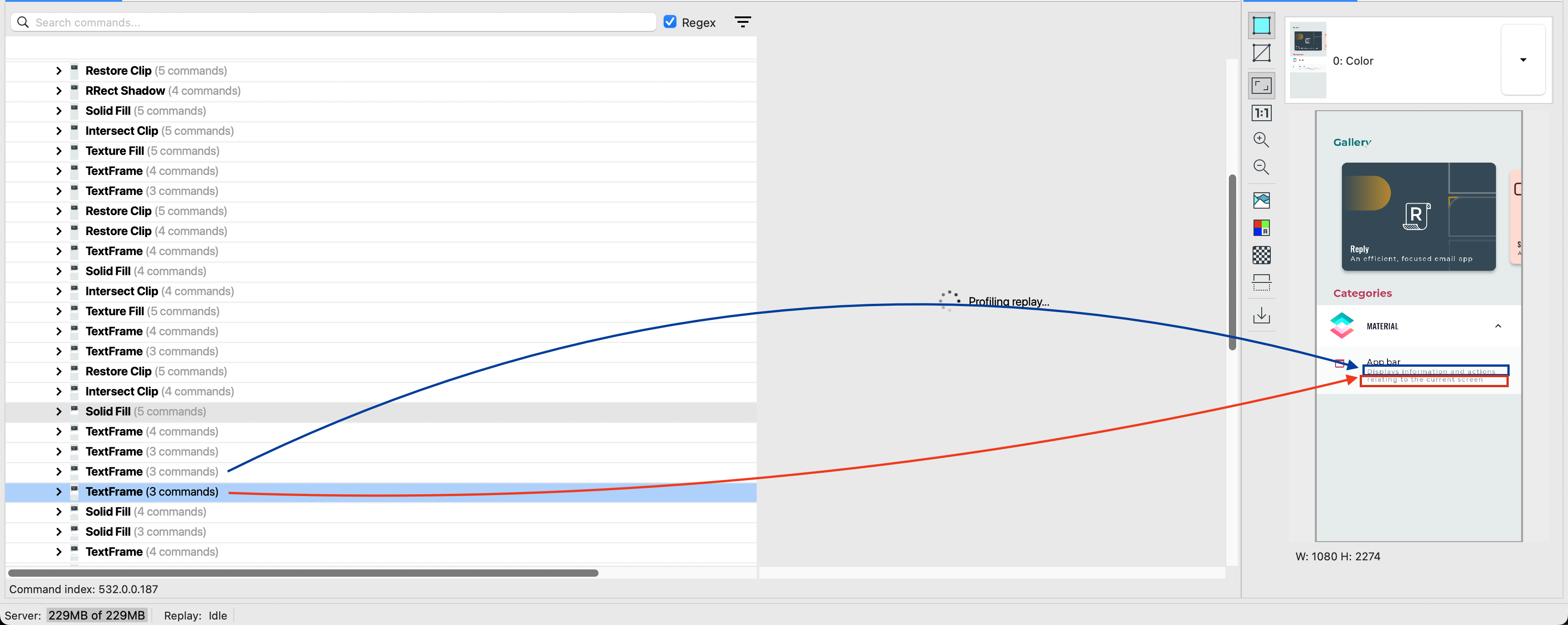 [Impeller] Batch TextFrames for multi-line text · Issue #131620 · flutter/flutter · GitHub