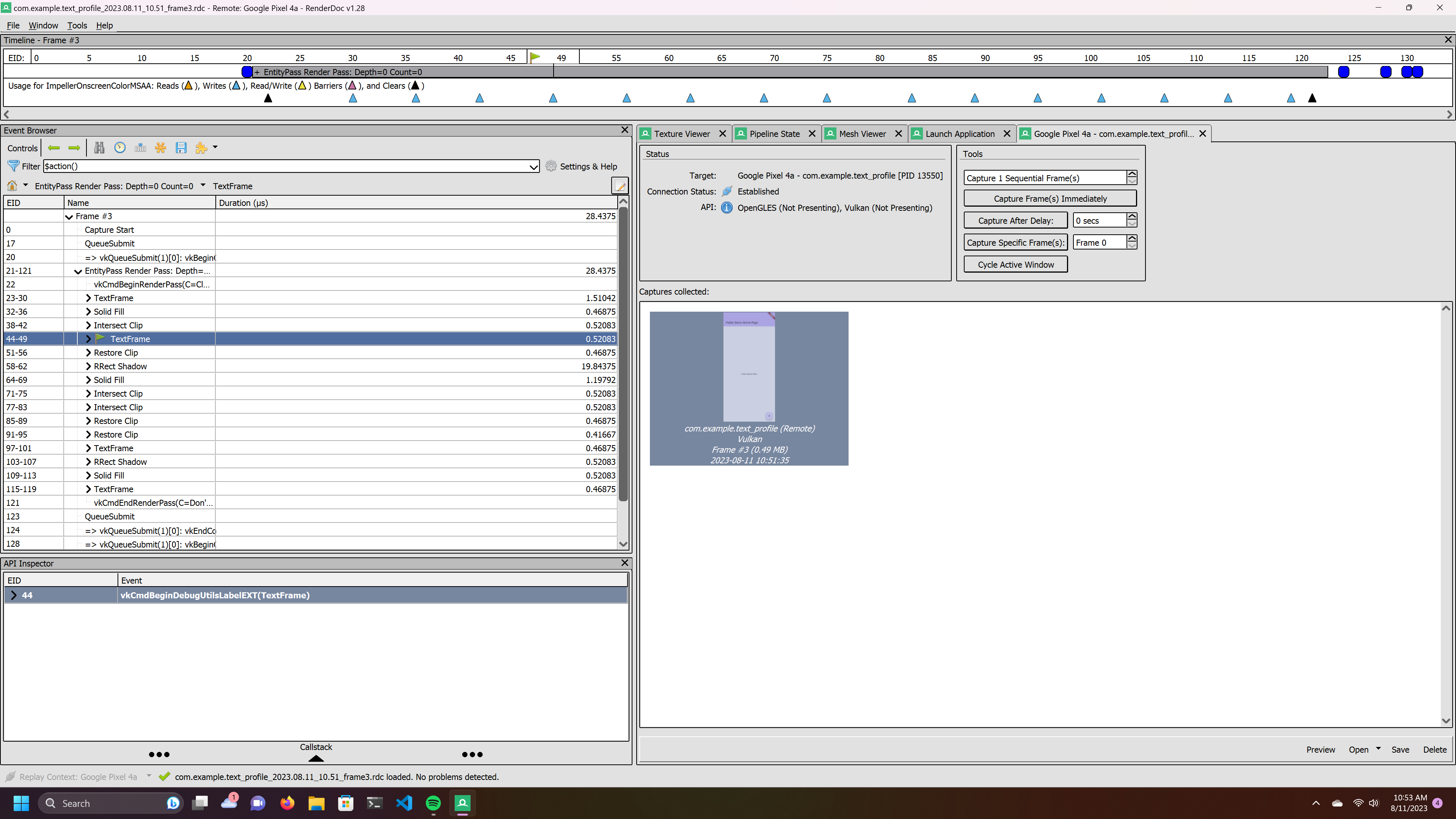 [Impeller] Batch TextFrames for multi-line text · Issue #131620 · flutter/flutter · GitHub