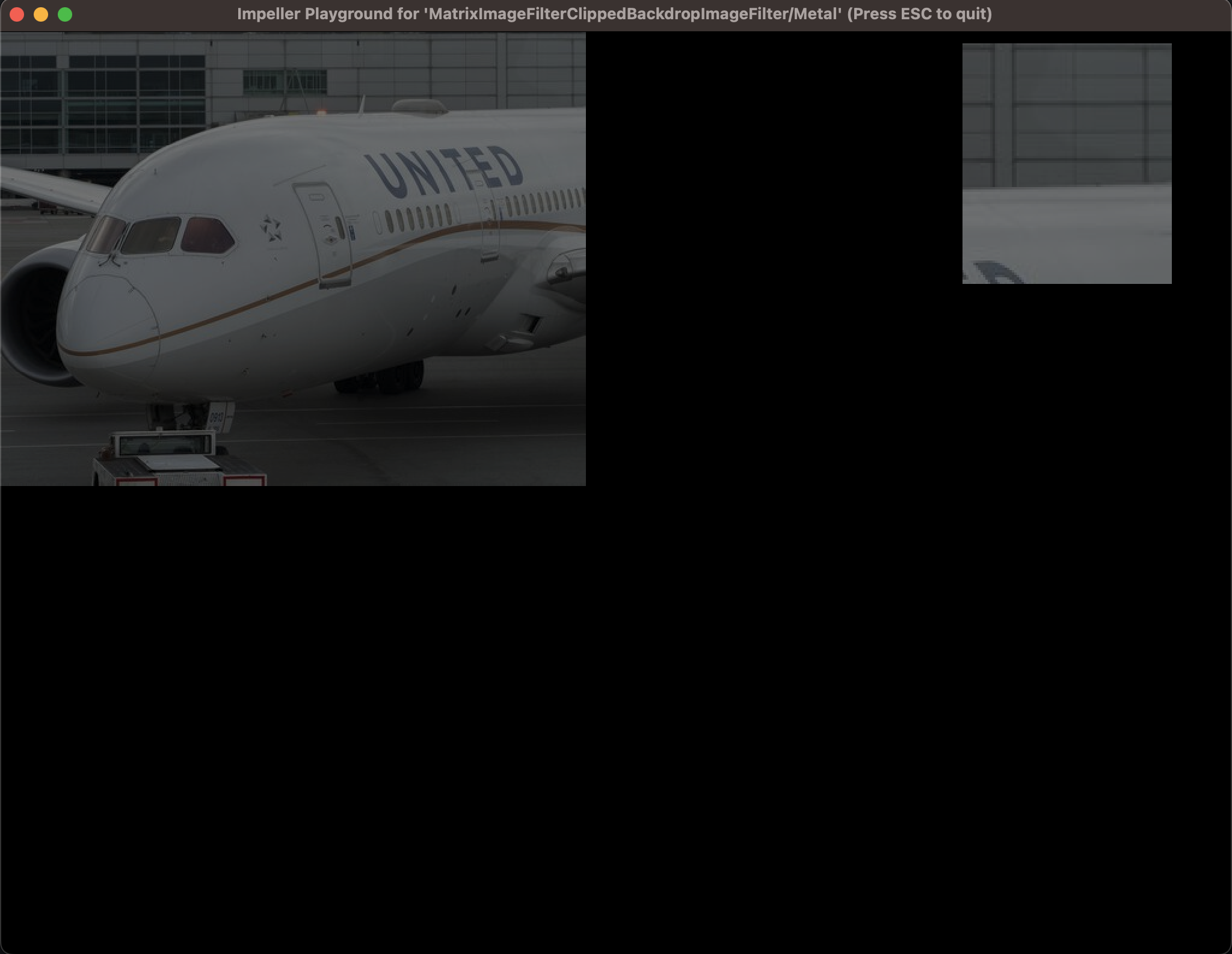 [Impeller] Clip area is offsetting backdrop image filter · Issue #136083 · flutter/flutter · GitHub