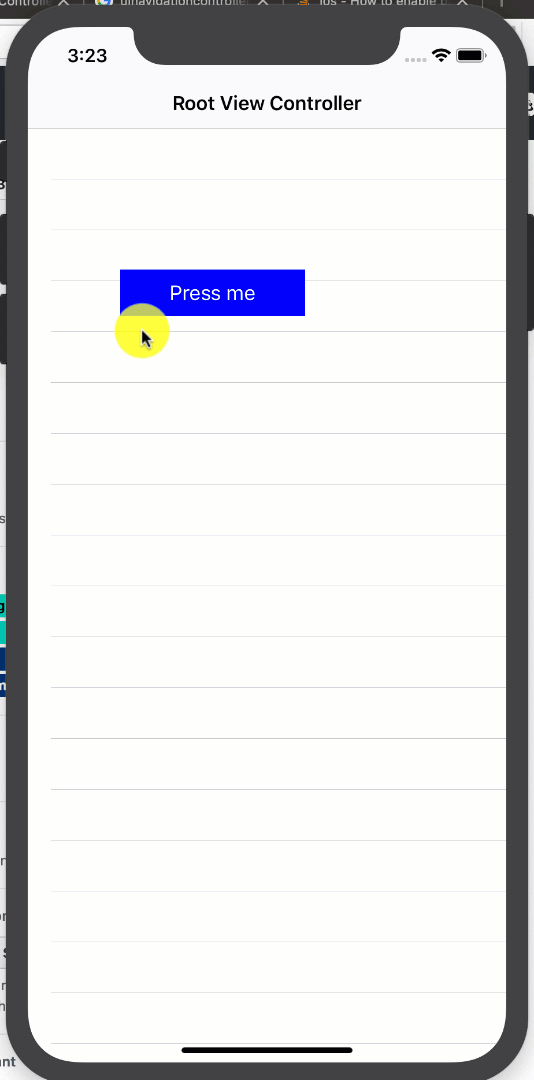 Let Add To App Flutterviewcontrollers Be Back Swipable In A Uinavigationcontroller · Issue
