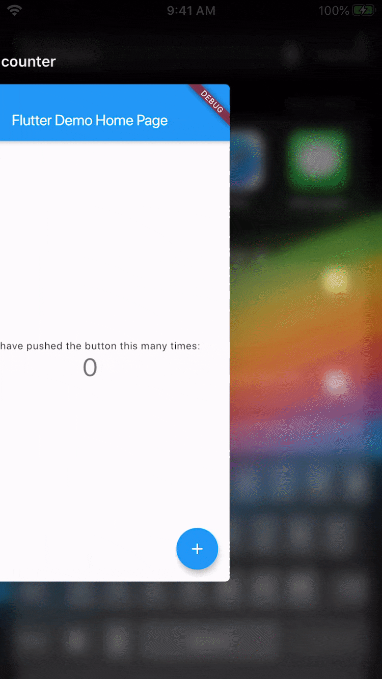 Flutter App Flashes When Backgrounded And Brought Into Foreground From Siri Search Screen