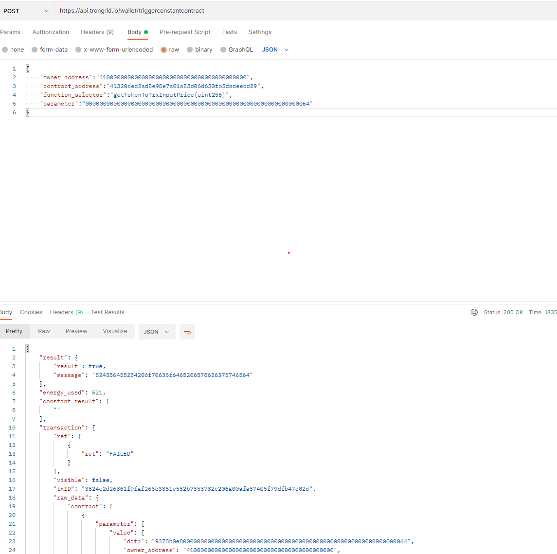 Revert Opcode Executed Error When Calling Contract Method · Issue 281 · Tronprotocol Tronweb