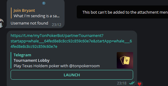 The url button in the message sent by the bot cannot open the webapp · Issue #26788 ...