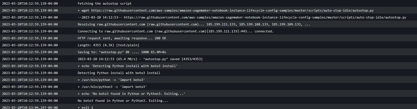 auto-stop-idle/on-start.sh notebooks built on aws2 can't "find" Python · Issue #109 · aws ...