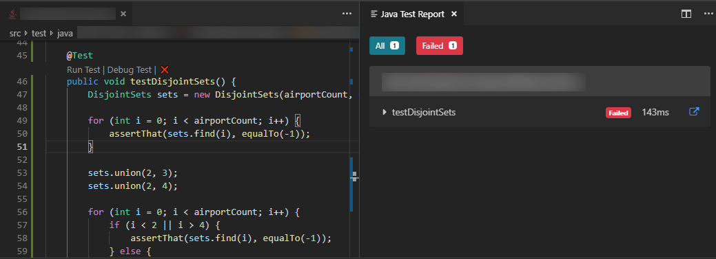 Running a test causes the report to re-open in the same window section ...