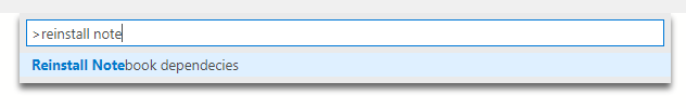 Misspelled reinstall notebook dependencies in command palette · Issue #3122 · microsoft ...