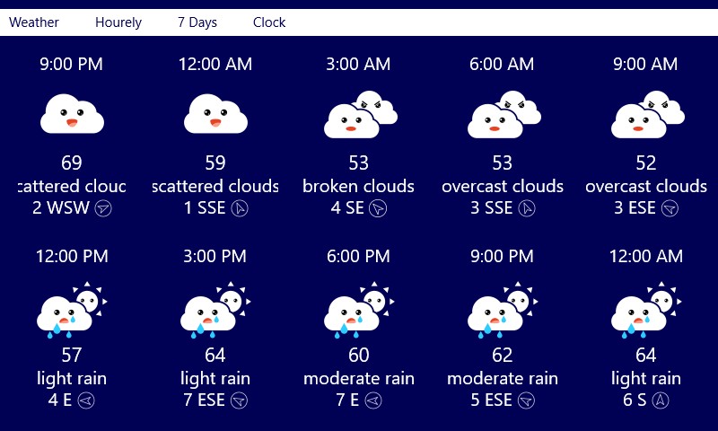GitHub - saharamini/Weather-Clock-UWP: Design and Develop a fancy clock ...
