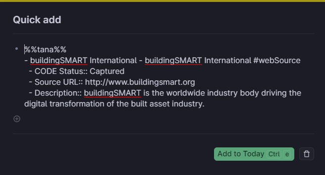 Post Current URL to Tana with Metadata · johnlindquist kit · Discussion #930 · GitHub
