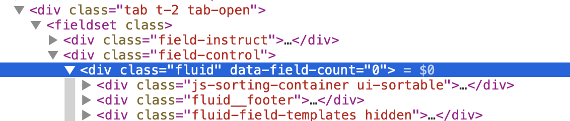 Fluid field container data-field-count attribute not updating? · Issue #1037 · ExpressionEngine ...