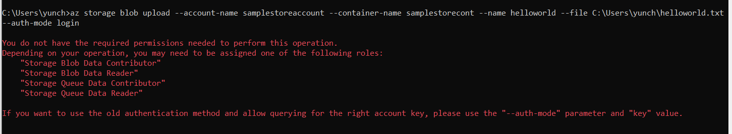 Not Sure How To Resolve Storage Blob Upload Error · Issue 14781 · Azureazure Cli · Github