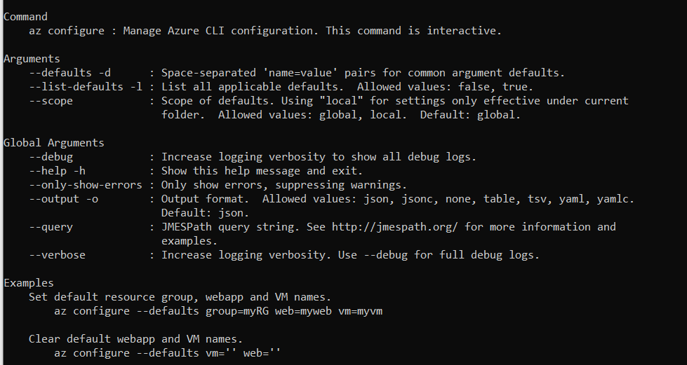 Delete Any Defaulted Values In The Cli Without Going To The File And Edit It · Issue 14853