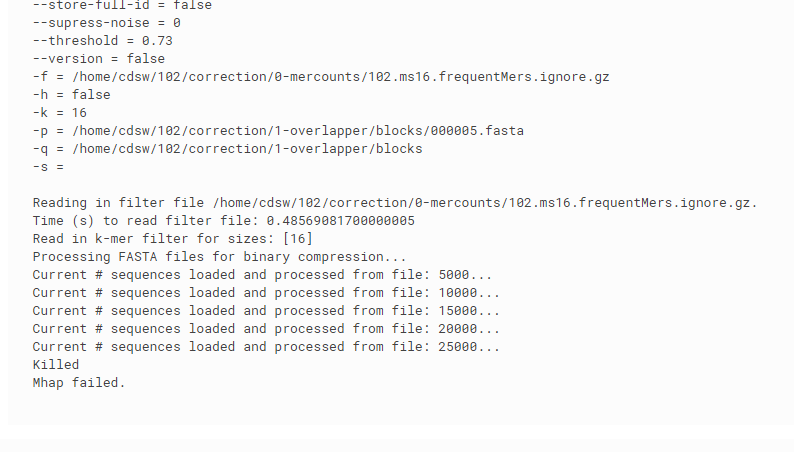 Canu read correction fails · Issue #1024 · marbl/canu · GitHub