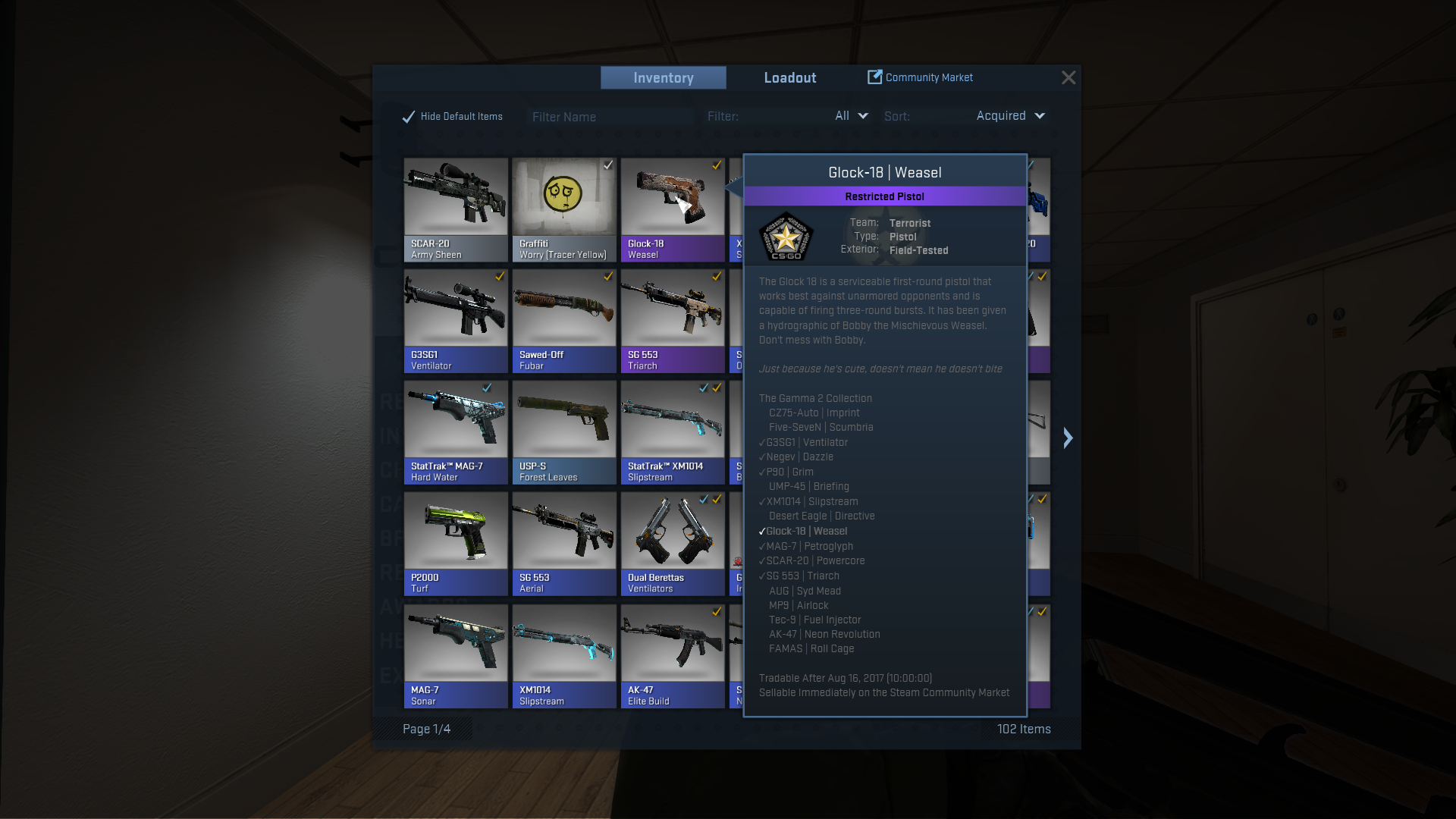 [Linux] skin name color in collection list is grey · Issue #1493 ...