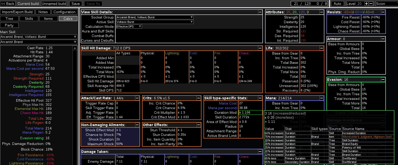 Brand Duration incorrectly affects Duration of skills cast by Arcanist Brand · Issue #6323 ...