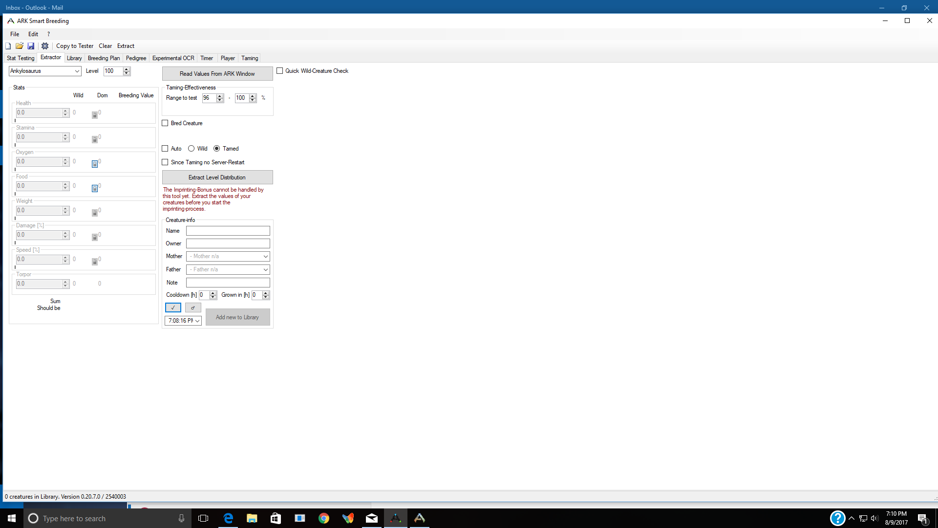 Cant imput stats into extractor · Issue #431 · cadon/ARKStatsExtractor · GitHub