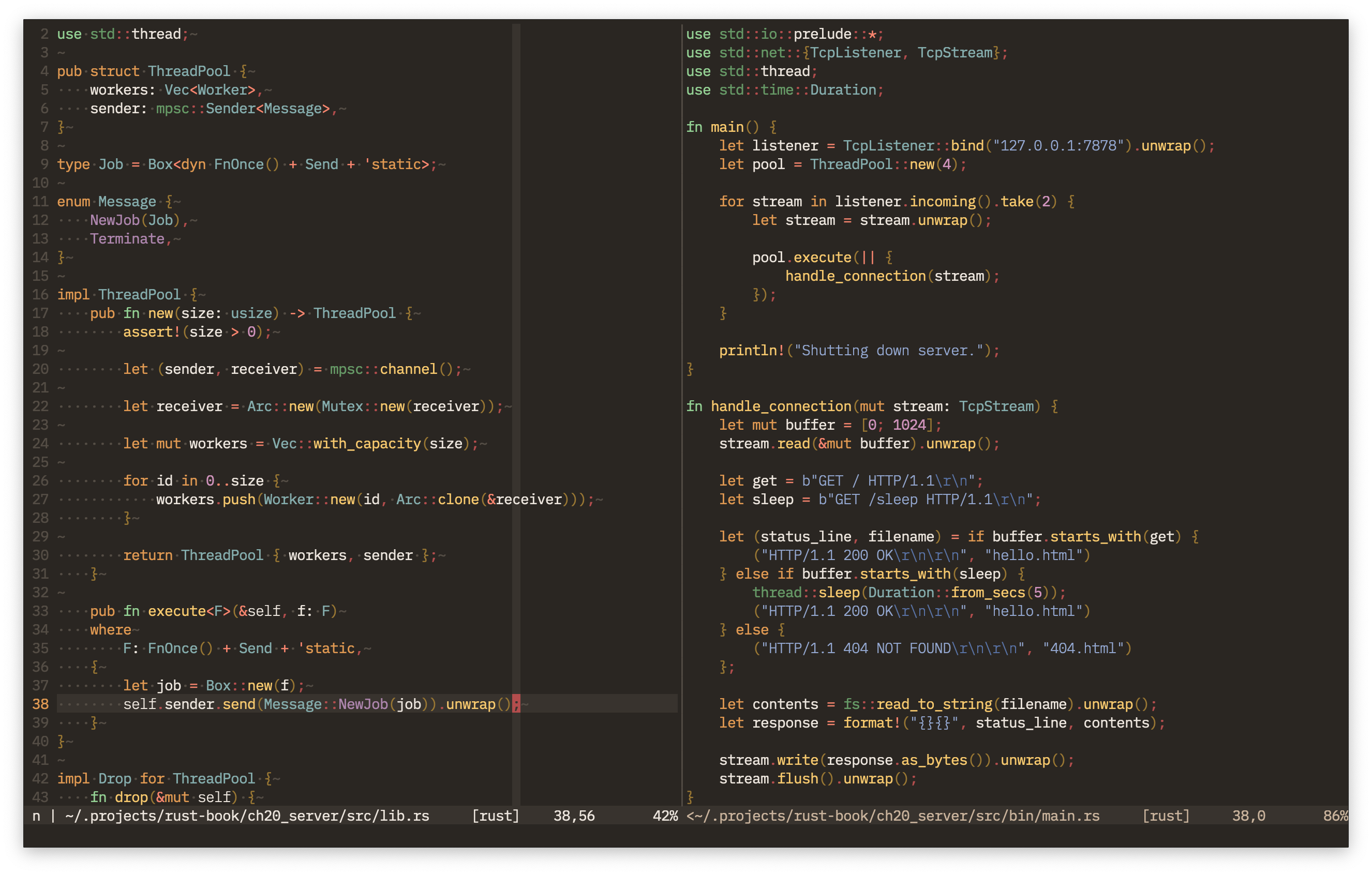 GitHub - shiftwinting/melange: 🗡️ Warm color scheme for Neovim and beyond