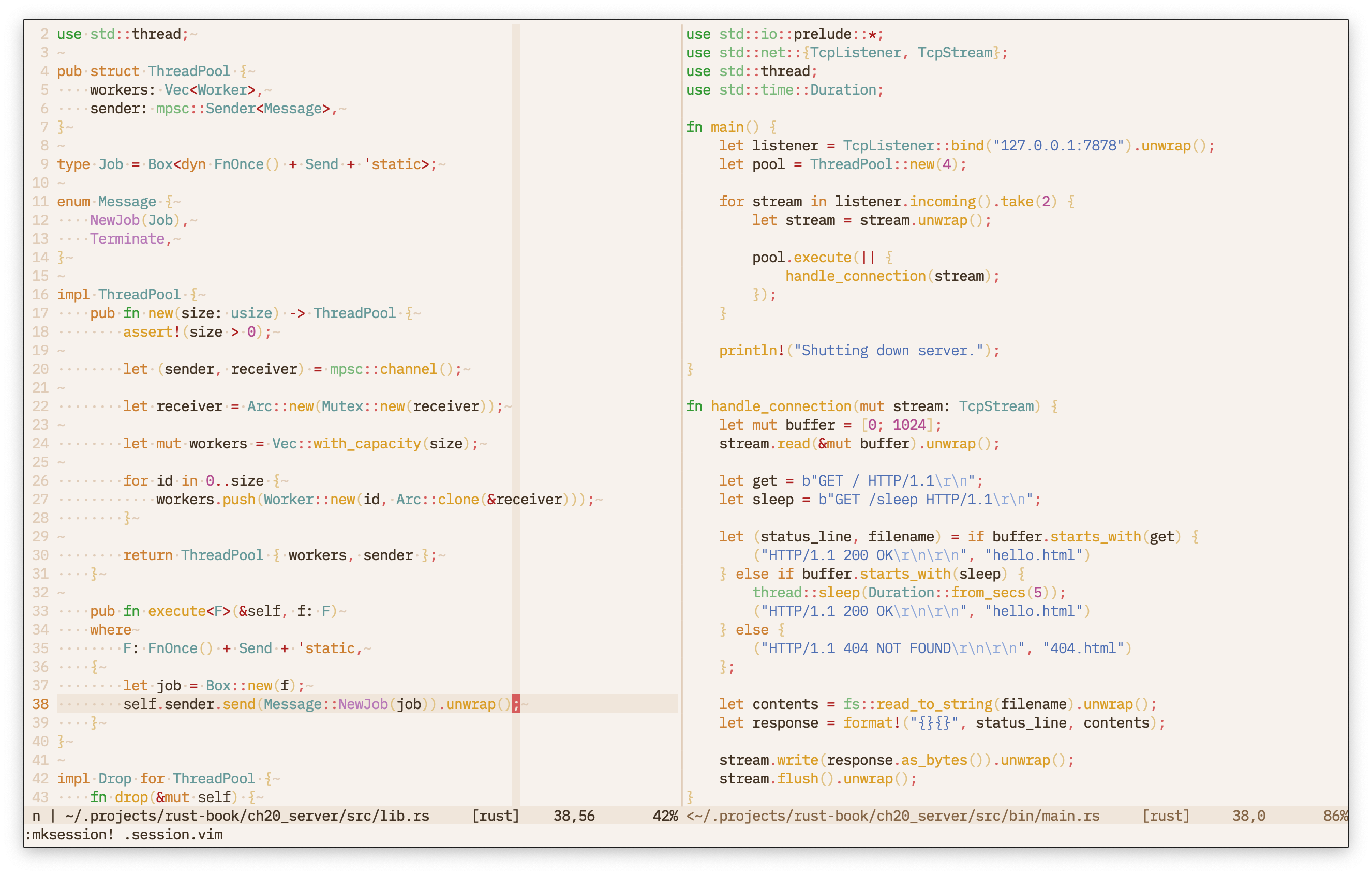 GitHub - shiftwinting/melange: 🗡️ Warm color scheme for Neovim and beyond