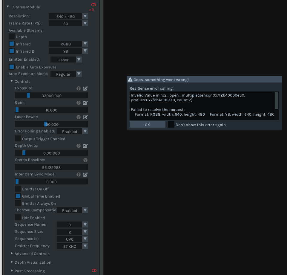 d455 in ubuntu. Alignment of images acquired by infrared and color cameras, color image ...