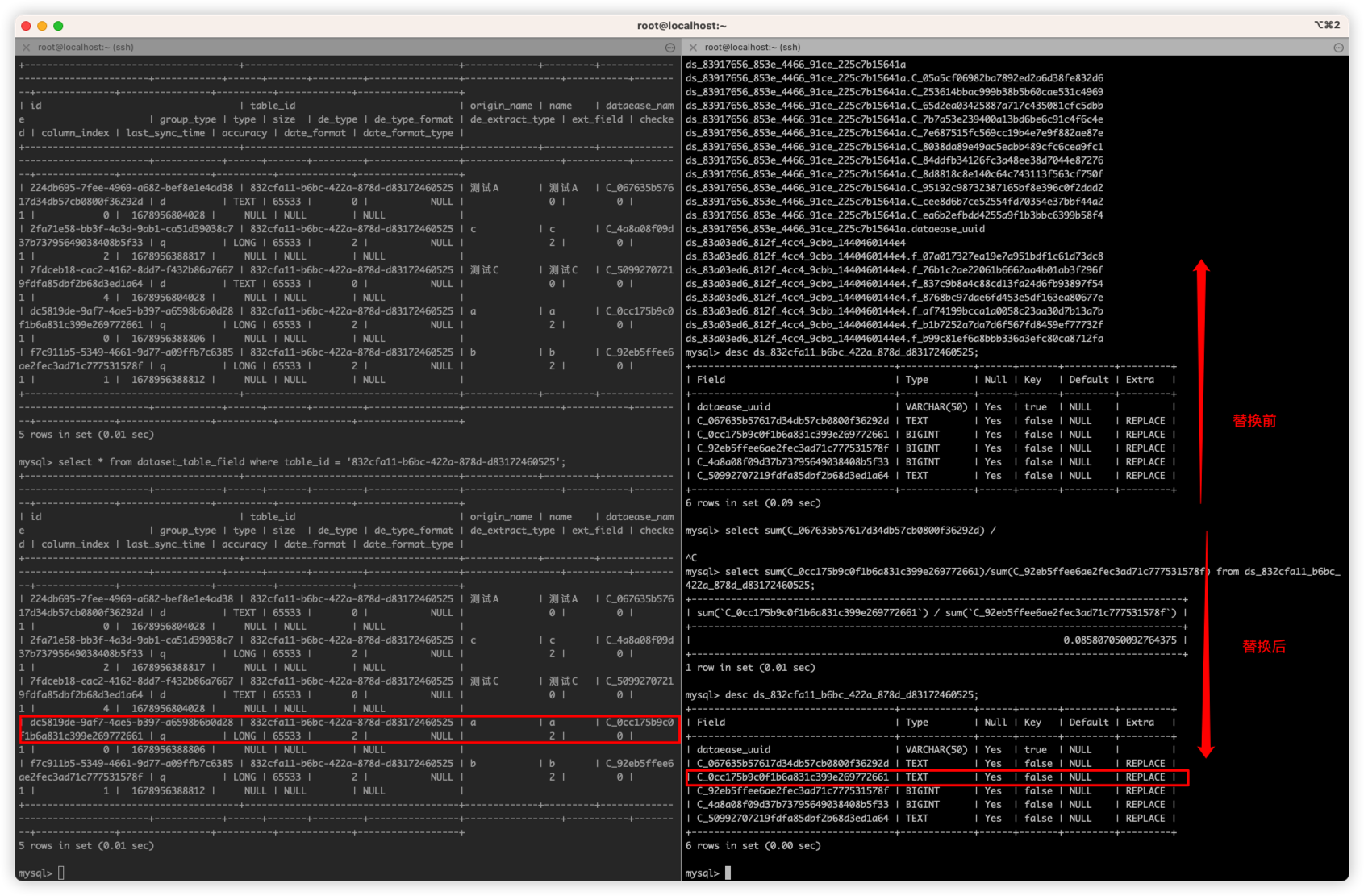 [Bug]Excel 数据集替换后界面显示字段类型与数据库不一致问题 · Issue #4796 · dataease/dataease · GitHub