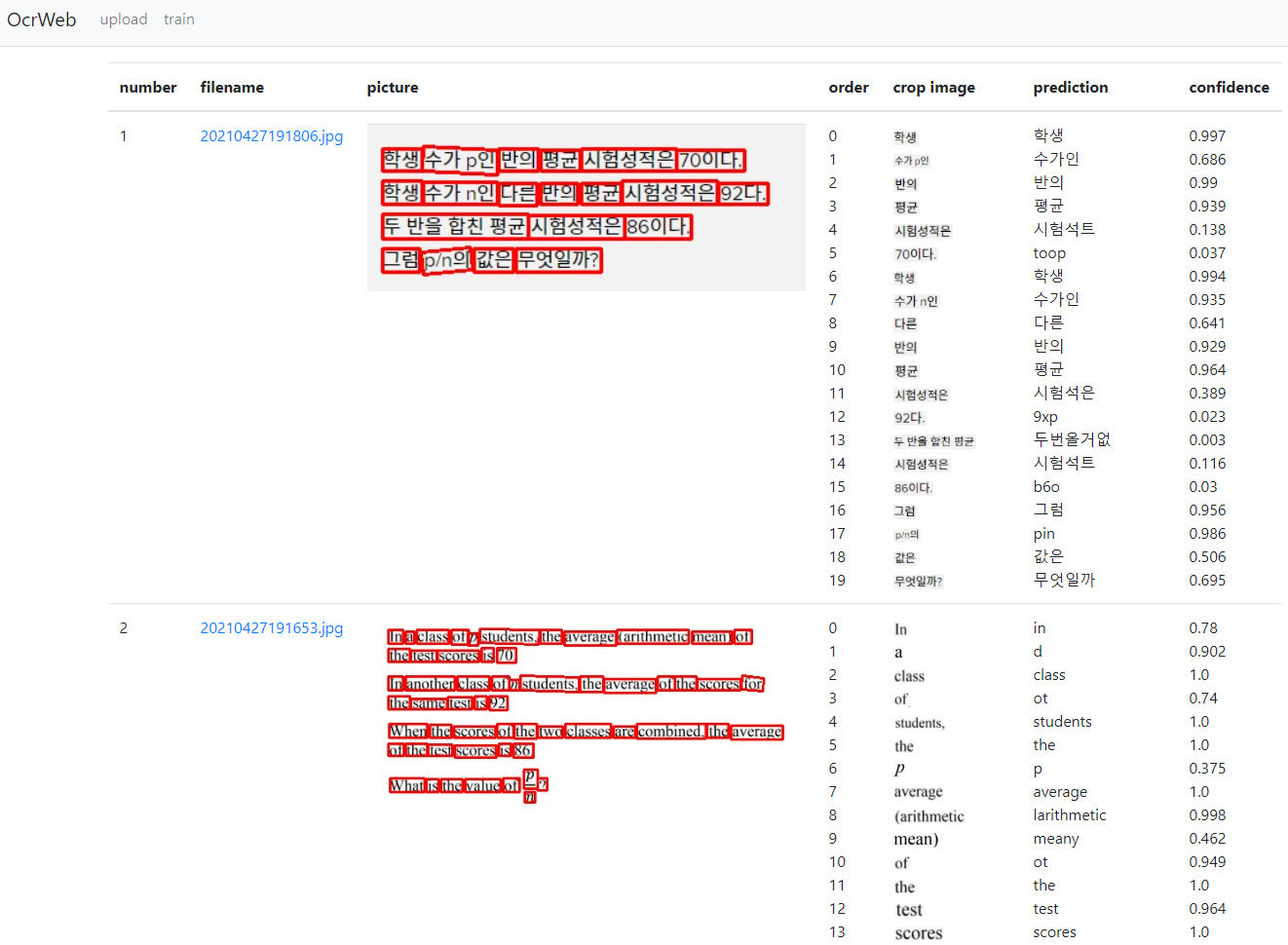 GitHub - overthecloud75/ocrweb