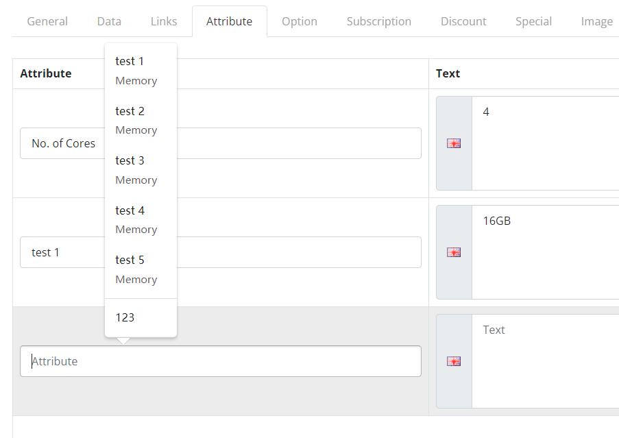 [master] Add attribute to product - names · Issue #12033 · opencart/opencart · GitHub