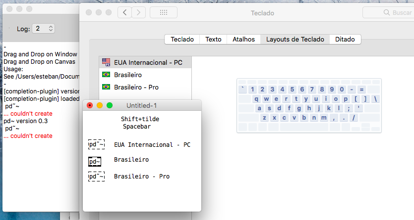 Cant Input Tilde ~ Character On Mac Specific Keyboard Layouts In Pd 051 1 · Issue 1138