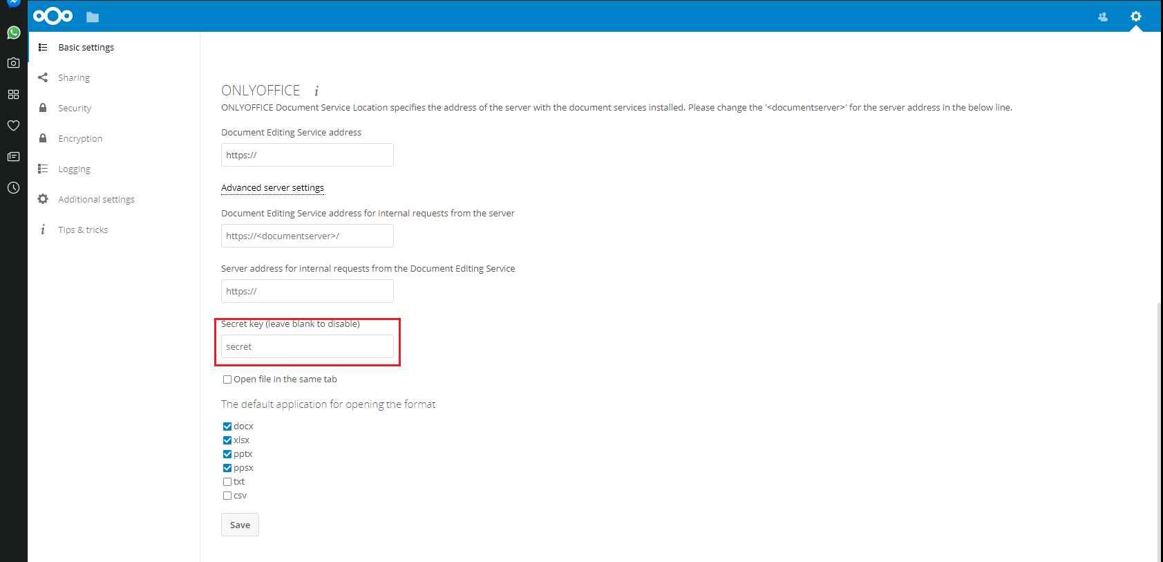 OnlyOffice stops saving document back to NextCloud · Issue #195 · ONLYOFFICE/onlyoffice ...