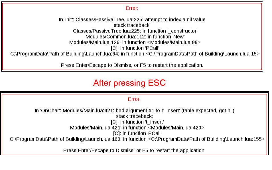 Win 10 error - prt scr · Issue #541 · Openarl/PathOfBuilding · GitHub