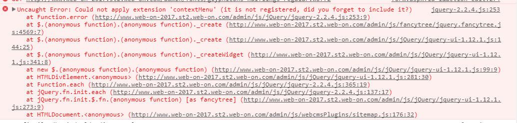 extensions contextMenu is not working · Issue #759 · mar10/fancytree · GitHub