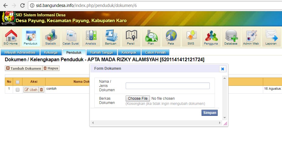 Usul perubahan form upload · Issue #566 · OpenSID/OpenSID · GitHub