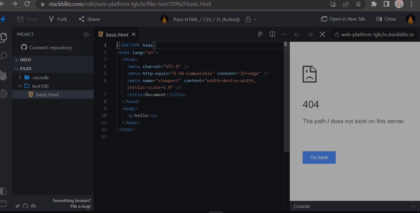 Unable To Run A Program In Stackblitz · Issue 2175 · Stackblitz Core · Github