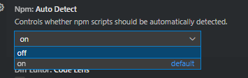 Please add a setting to turn off 'Run Script|Debug Script' popup when hovering over npm scripts ...