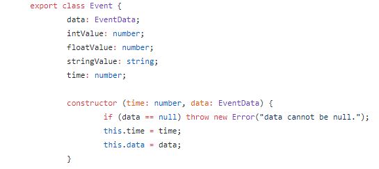 Values intValue, floatValue and stringValue are parsed directly in the event, instead of in ...