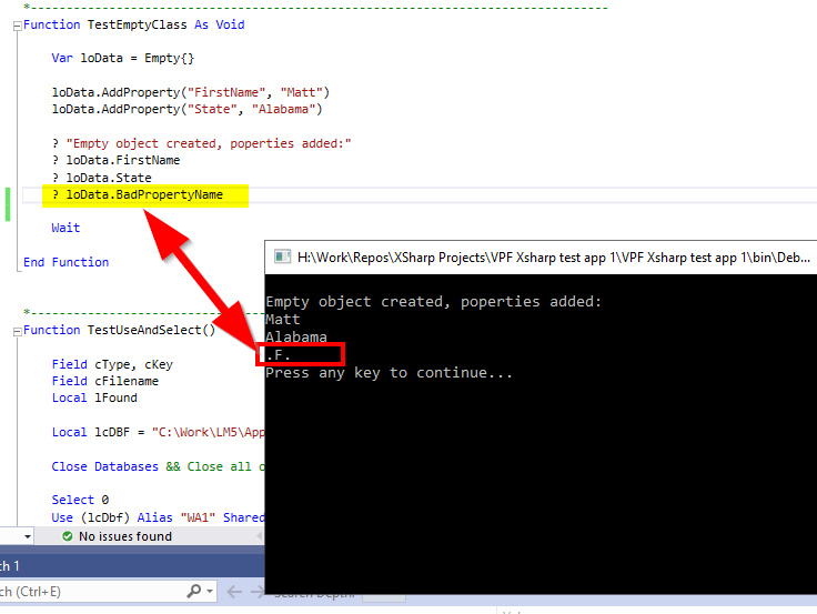 Cannot reference properties added to Empty class... · Issue #373 · X-Sharp/XSharpPublic · GitHub