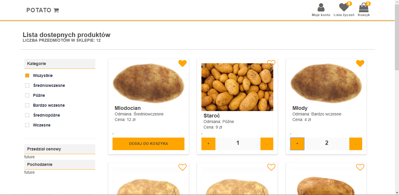 GitHub - szyncel/potato-shop: Angular 5, NodeJS, MongoDB