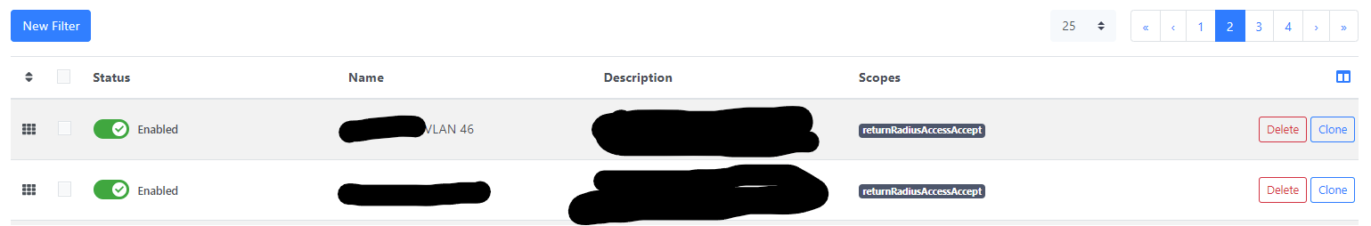 Advanced Filters are populating when editing any filter above 25 ...