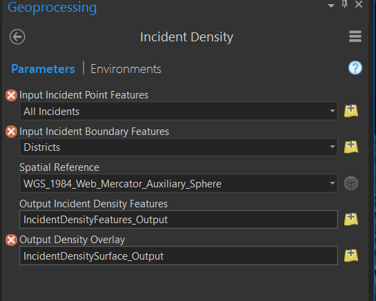 Issues with lyr files and output work spaces for Incident Analysis ...