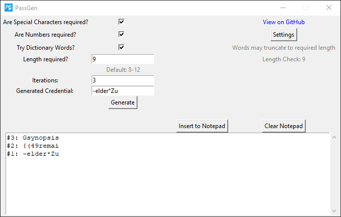 GitHub - mickeystix/passgen: Lightweight Password Generator w/GUI