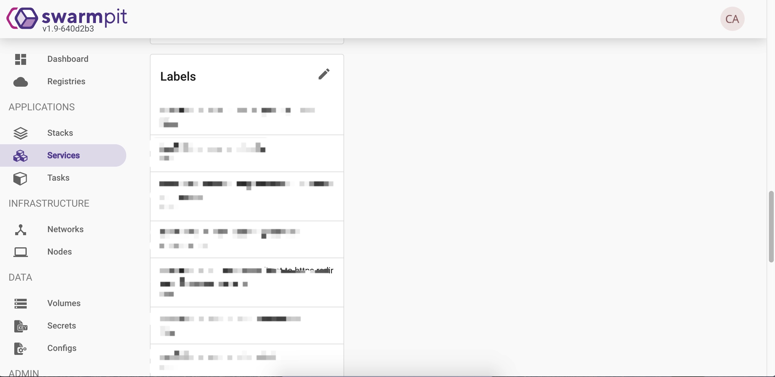 Smart Grid on view page · Issue #463 · swarmpit/swarmpit · GitHub