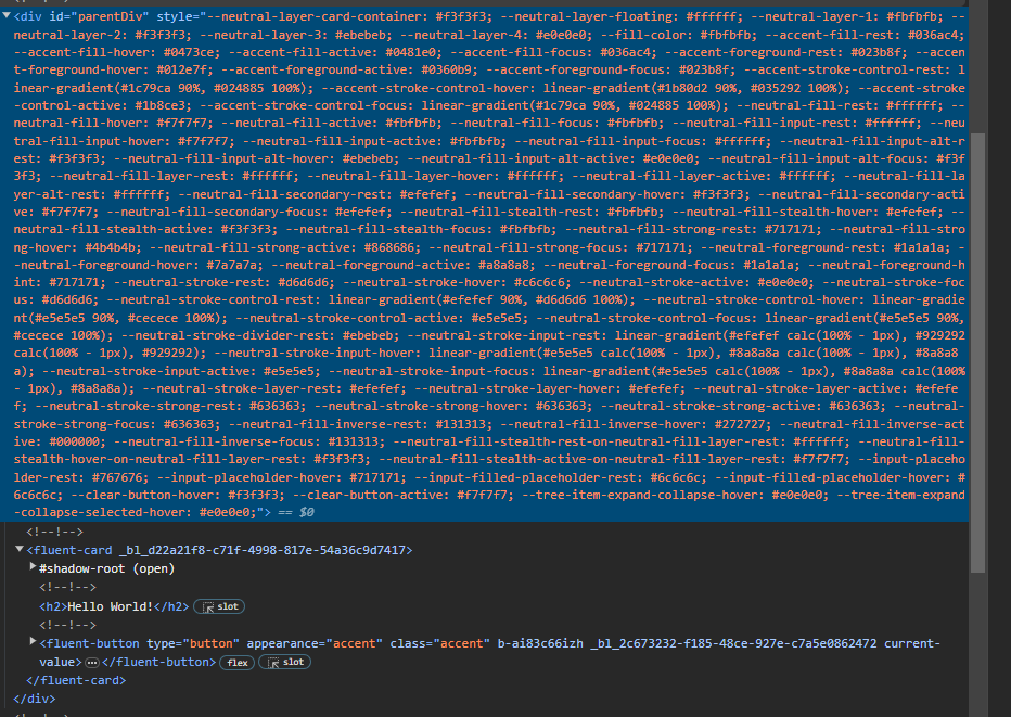 fix: FluentCard injecting too many css parameters in parent container · Issue #818 · microsoft ...