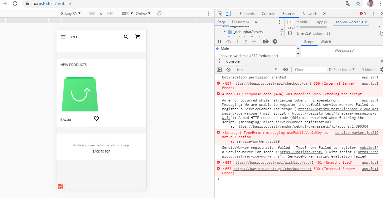 Errors · Issue #2511 · bagisto/bagisto · GitHub