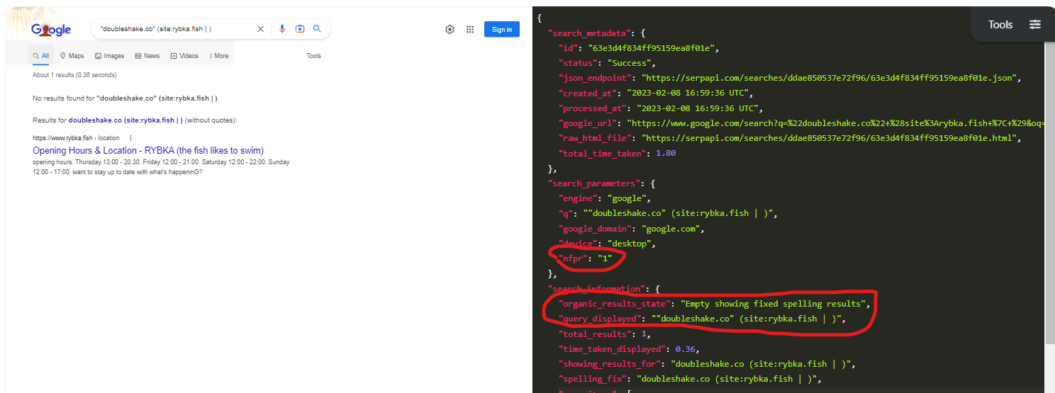 [Documentation] add nfpr parameter limitations · Issue #634 · serpapi/public-roadmap · GitHub