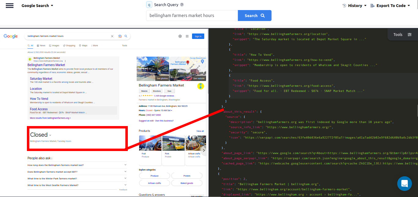 [Google Search Results] Support Open Hours Answer Box · Issue #682 · serpapi/public-roadmap · GitHub