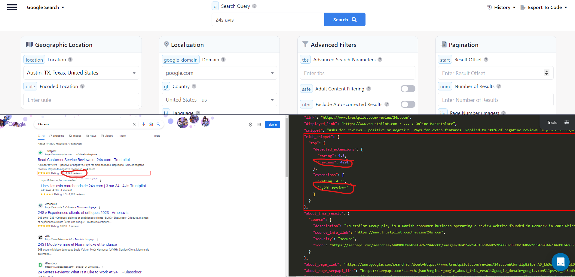 [Google Search API] Scraping Incorrect Number of Reviews Depending on ...