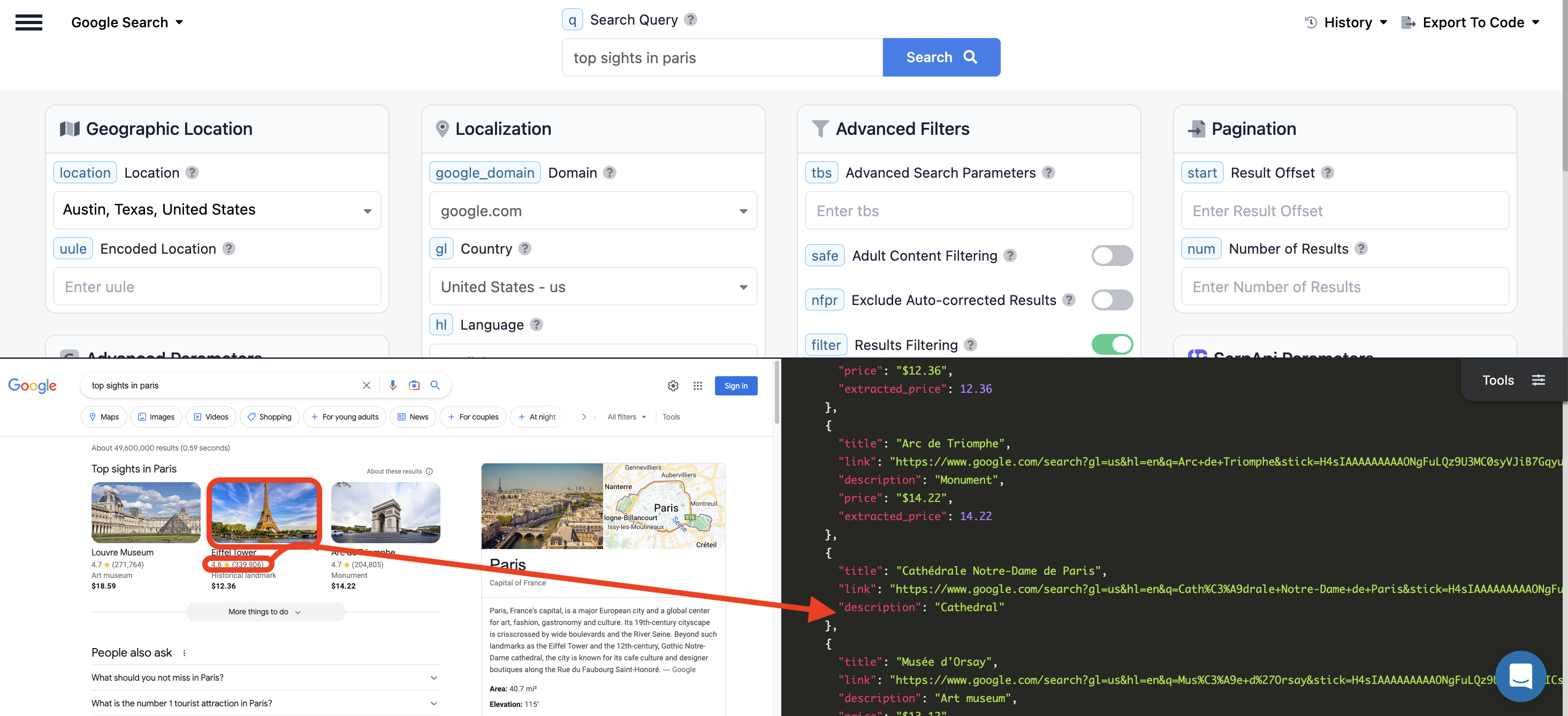 [Google Search API] Tops Sights Missing `thumbnail`, `rating`, and `reviews` · Issue #802 ...