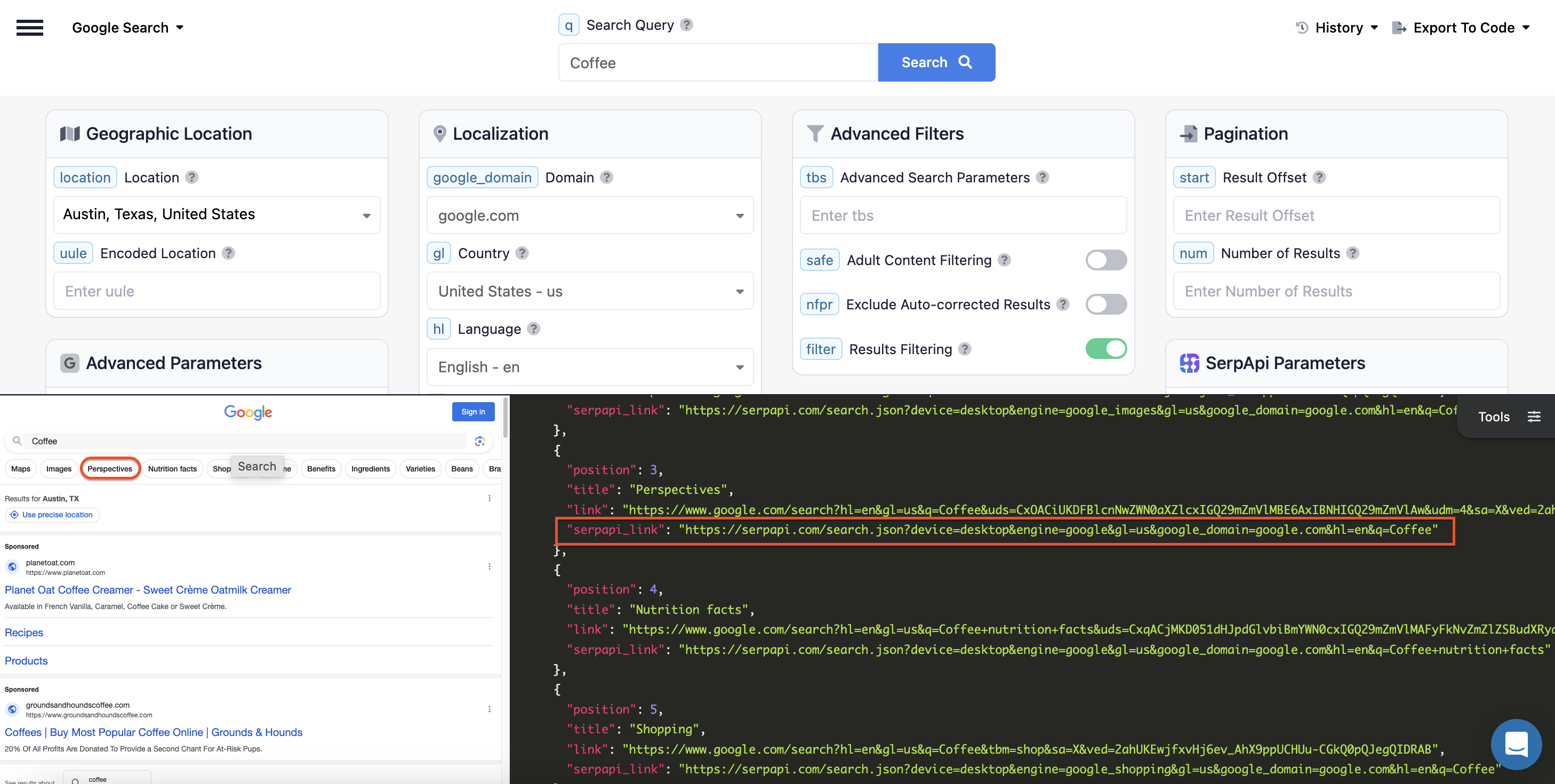 [Google Search API]Scrape Google's New "Perspectives" Filter · Issue #971 · serpapi/public ...