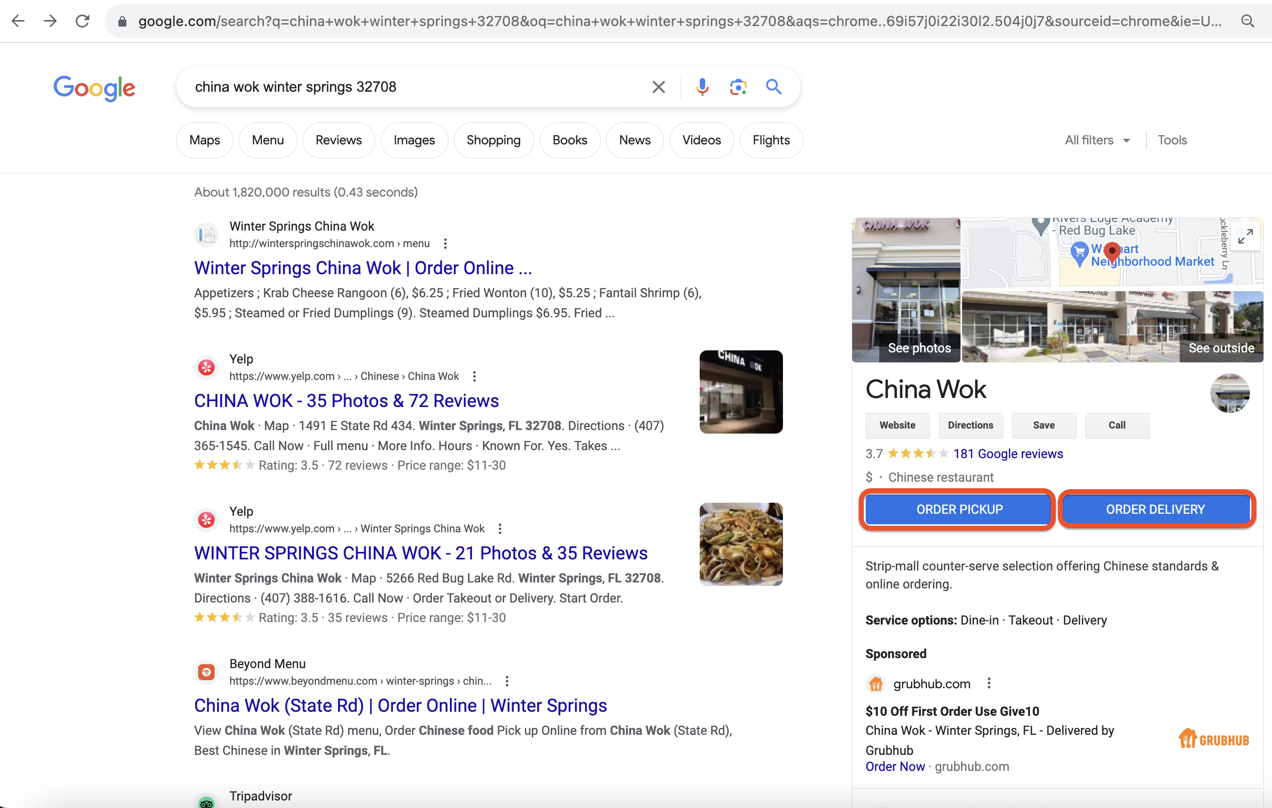 [New API] Scrape Google Food and Pickup/Delivery Links in Restaurant Knowledge Graphs · Issue ...