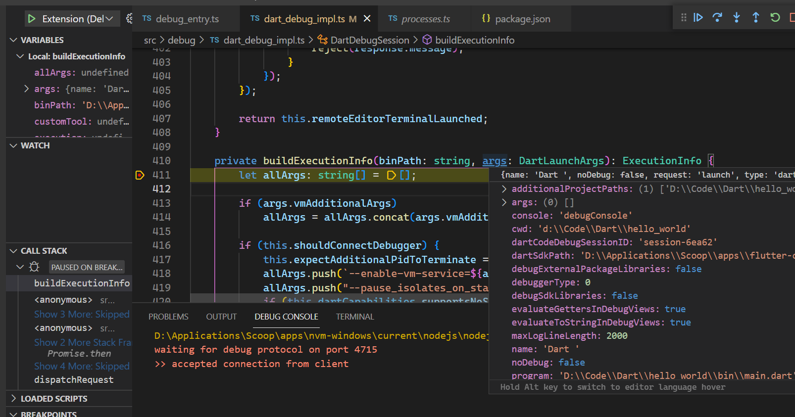 can not trigger breakpoints when launch cwd start with lowercase disk label on Windows · Issue ...