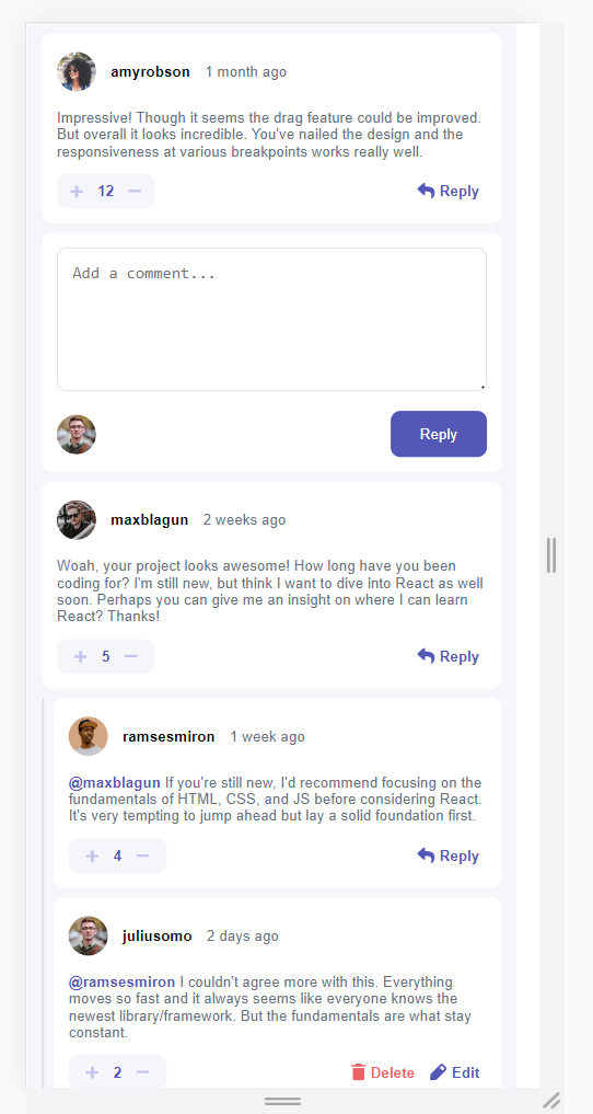 GitHub - KURUKOOTINARESH/Data-Poem-Interactive-comments-section