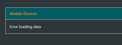 BUG: [React] [QA] View Mobile Devices · Issue #496 · KelvinTegelaar/CIPP · GitHub